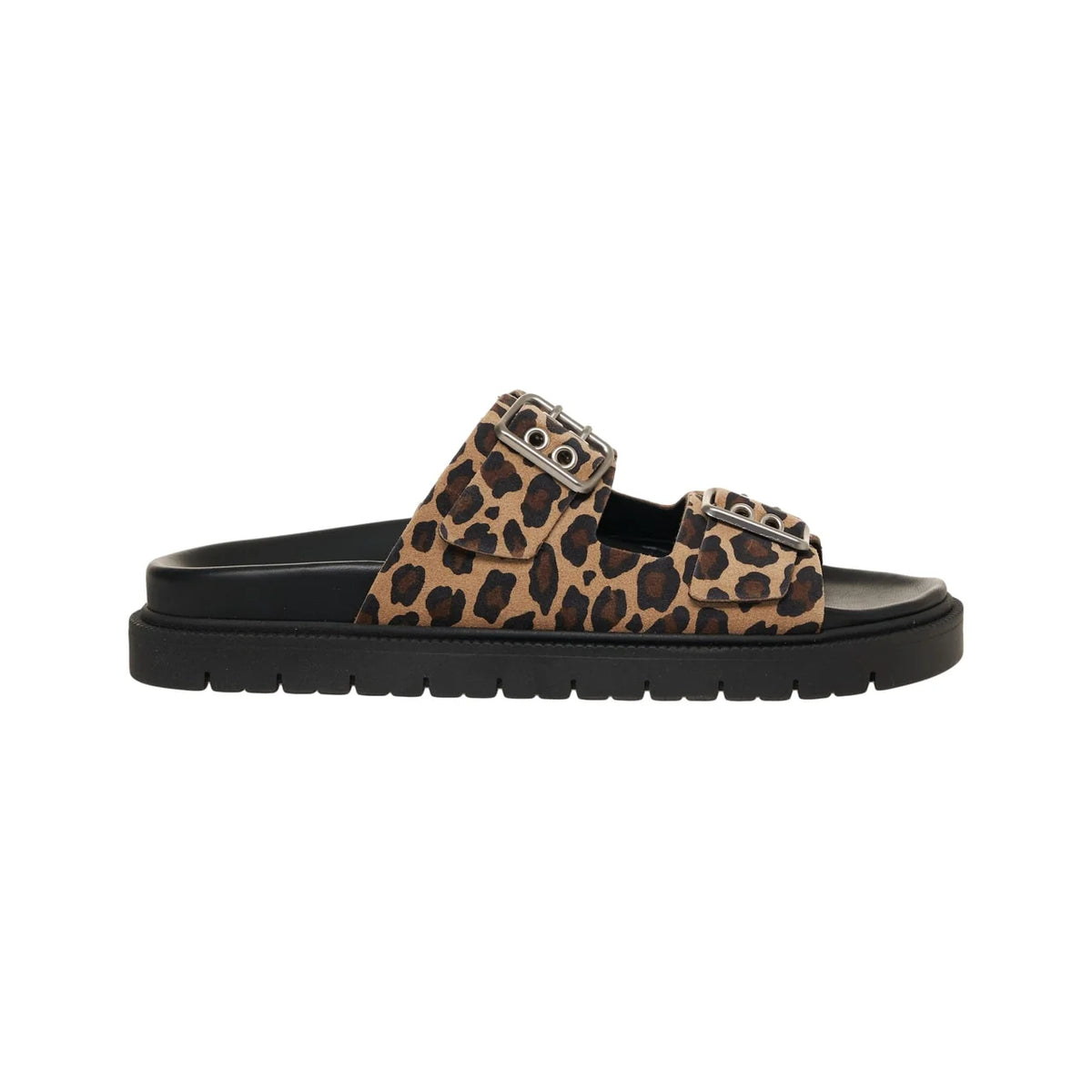 Copenhagen Women's Leopard Print Slide Sandal – Channers