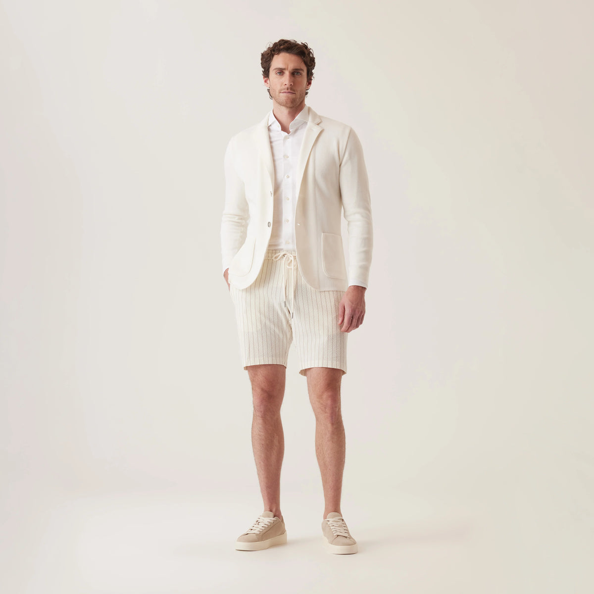 Deke Men's Infinity 360 Bermuda In Supernatural Seersucker Shorts ...